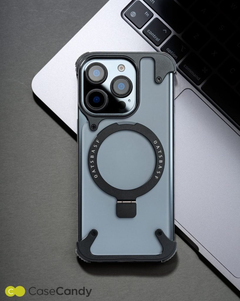 MagSafe Titanium Mechanical Case for iPhone 16 Pro Max - Black